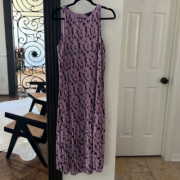 Halogen | Dresses | Halogen Purple Floral Midi Dress | Poshmark